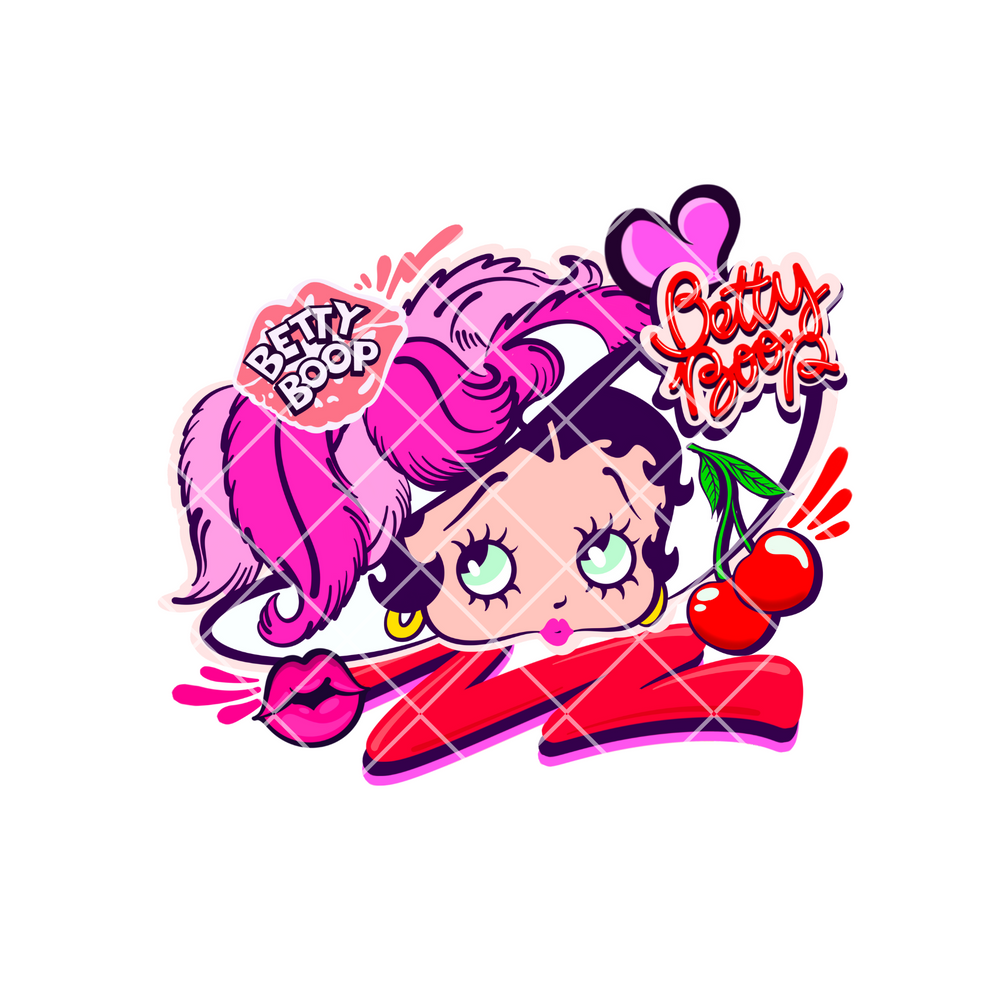 #2 Betty Boop UV-DTF sticker – Ana Diy’s