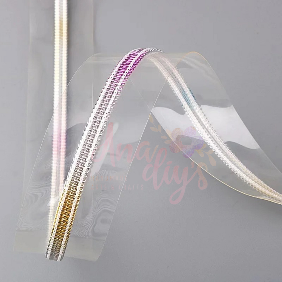 Zipper #5, clear zipper tape – Ana Diy’s
